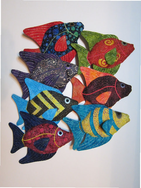 Judy Cooper Textile Artist: 3-D Fish