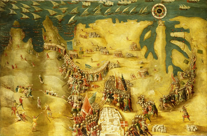 The Great Middle Sea : The Relief Fleet Lands in Malta 1565