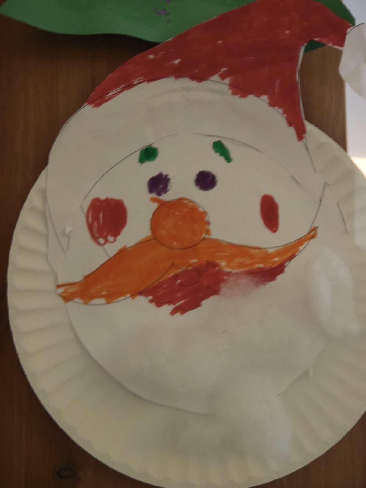 Baby Talk: Handprint Santa Craft and a Snowman