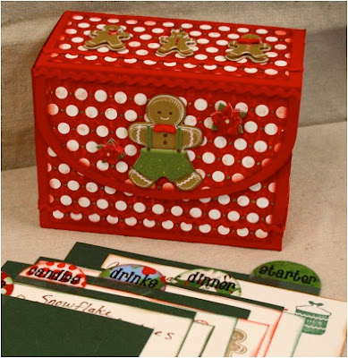 Oh My Crafts Blog: 12 Days of Christmas - Day 7 Christmas Recipe Box