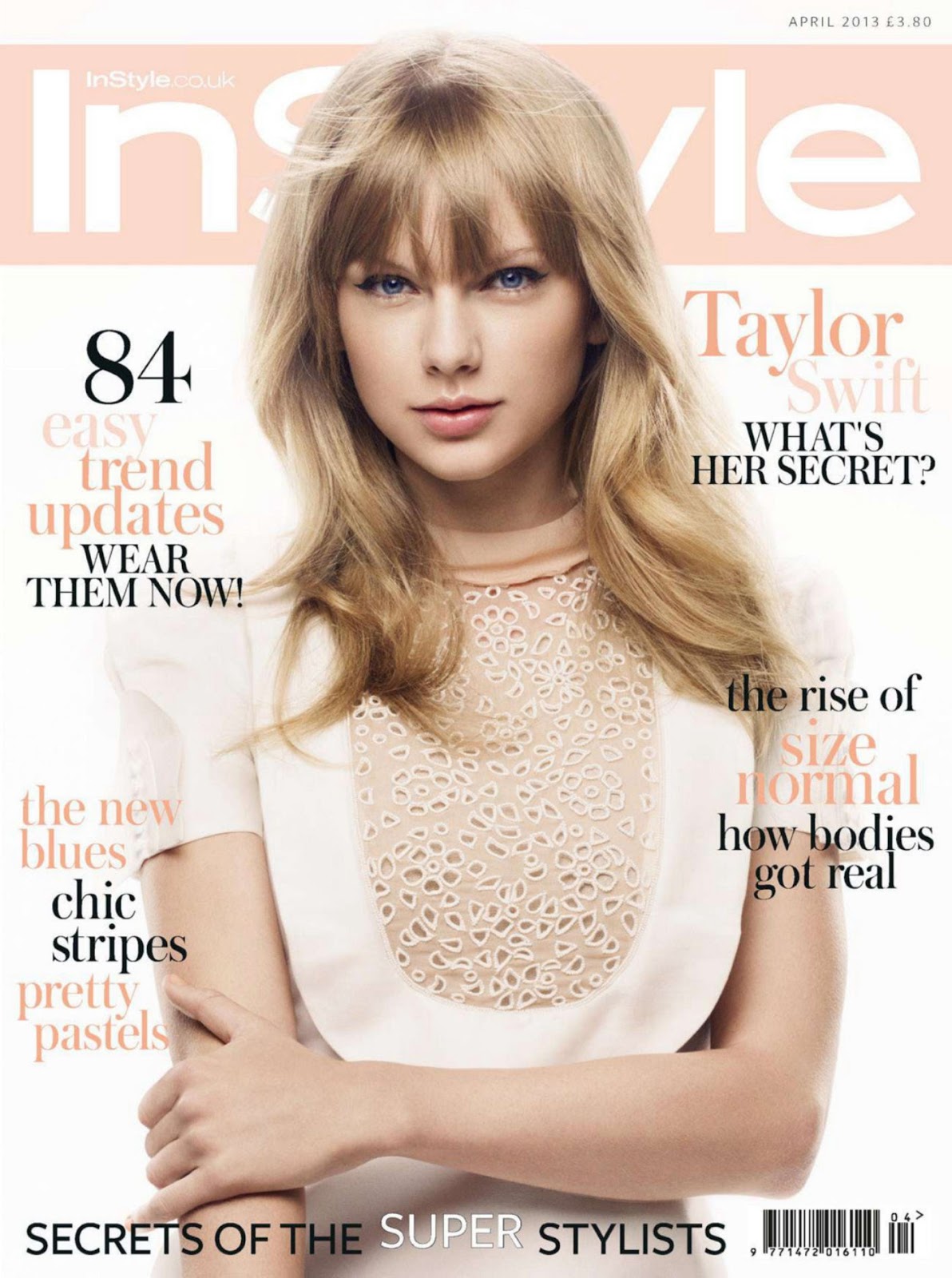 Taylor Swift - InStyle UK Magazine Covers April 2013 | Fashion Magazine