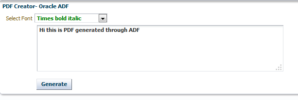 Creating Pdf File Using Apache Pdfbox Api In Adf Faces And Opening It In New Window Oracle Adf
