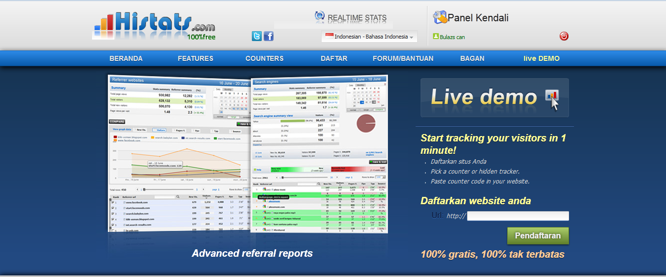BuLazs7: Cara Memasang Widget Histats Visitor Website Blog