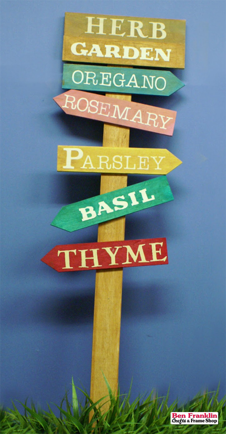 Ben Franklin Crafts and Frame Shop, Monroe, WA: DIY Directional Sign ...