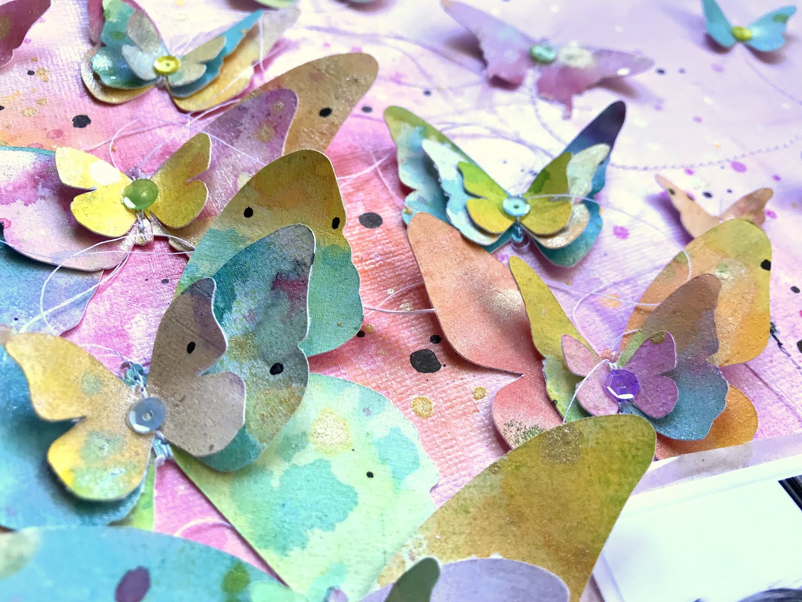 Shimmerz Paints: Muti-Colored Butterfly Layout | Missy Whidden