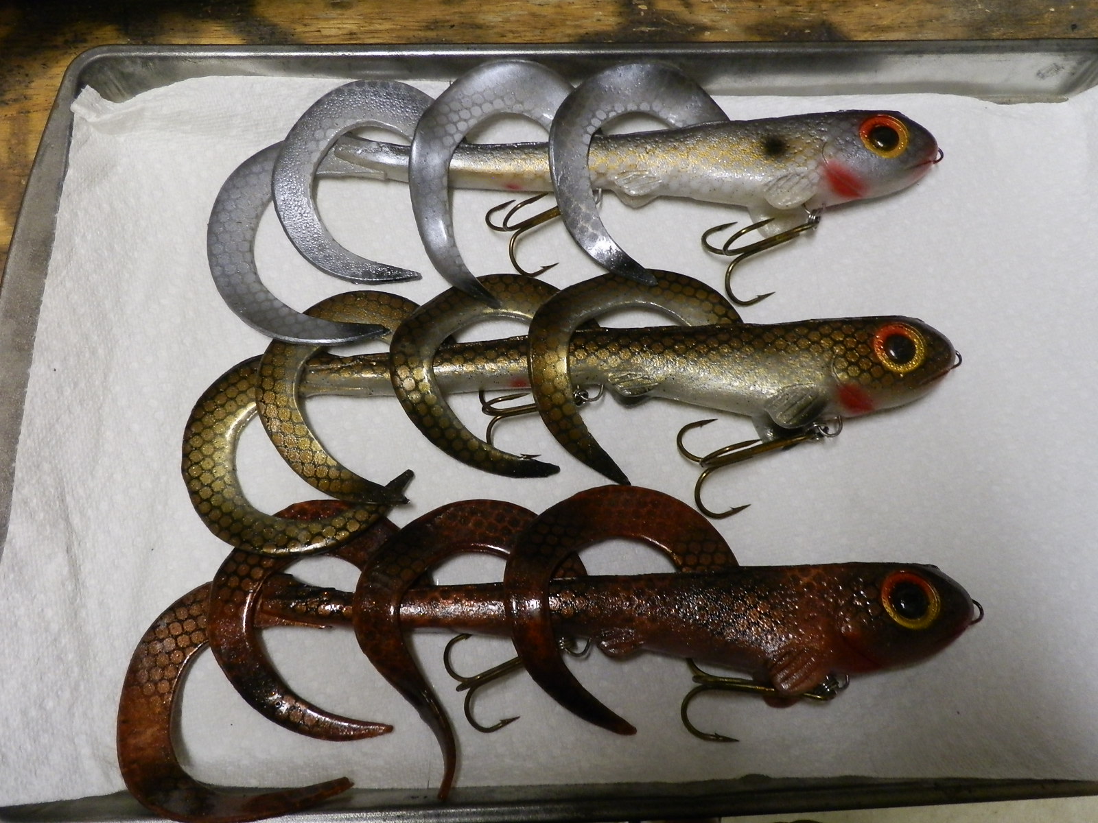 Boggs Custom Lures: A Couple Different Shad Colors