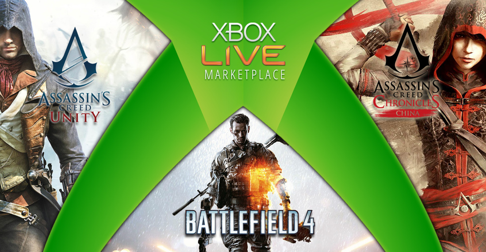 Atualização da Xbox LIVE Marketplace: Assassin's Creed, Battlefield 4 e ...