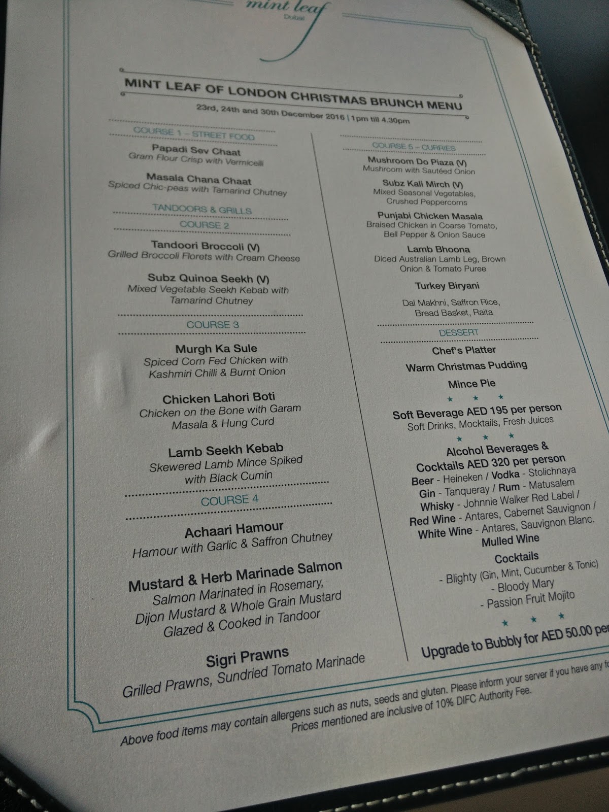 Gastro Mallu: Mint Leaf of London - Dubai