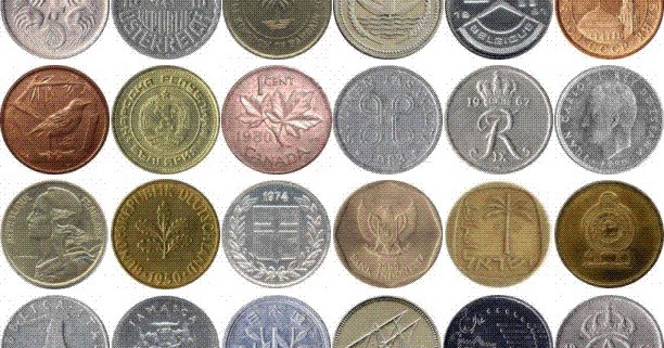 Coin-House: 40 Coins from 40 Countries, All Original Used Coins in Best ...
