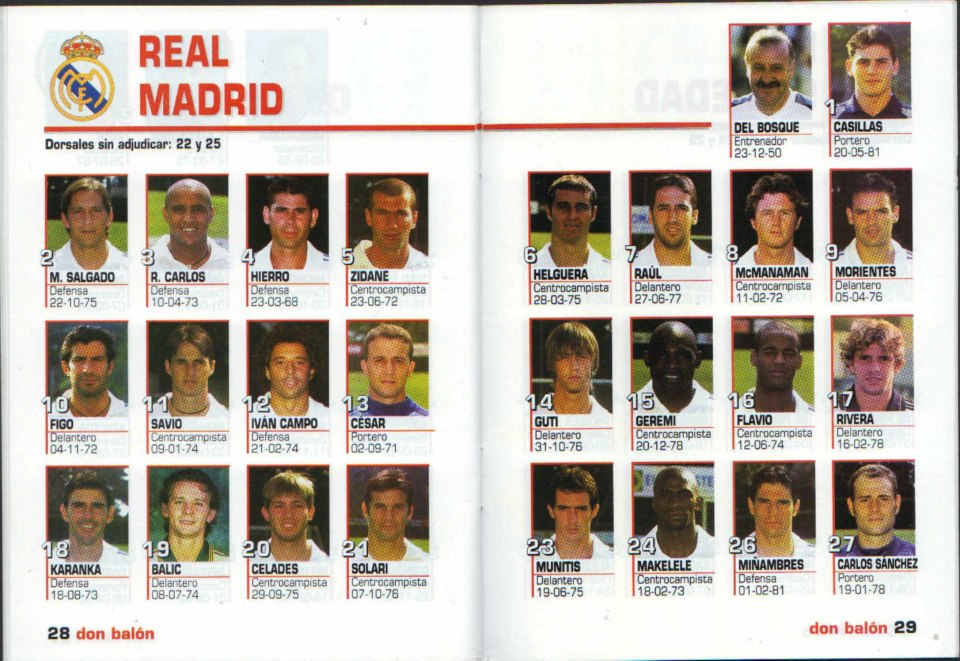 ANOTANDO FÚTBOL *: REAL MADRID * PARTE 11