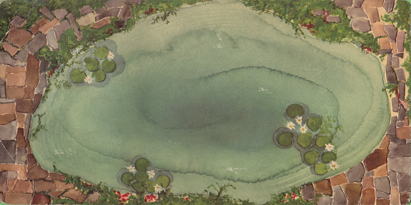 Frankie's Apartment: Cardboard Pond For Model Railroad Layout