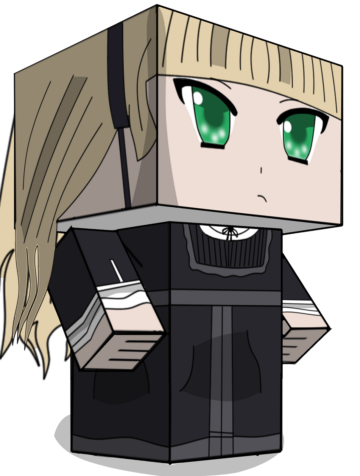 MangaPapercraft: victorique( blois de Gosick )