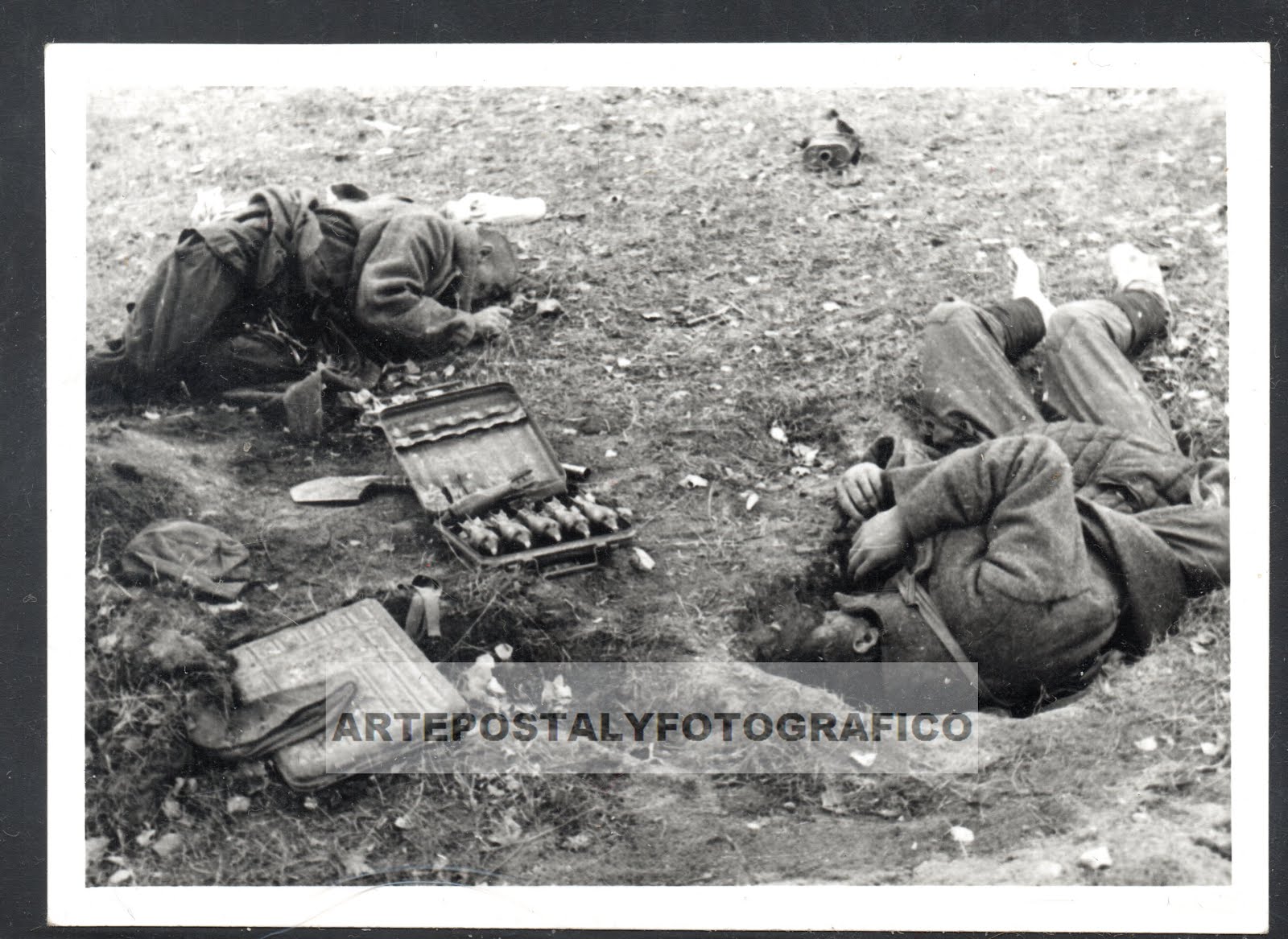 HISTORIA POSTAL: SOLDADOS MUERTOS EN COMBATE SEGUNDA GUERRA MUNDIAL