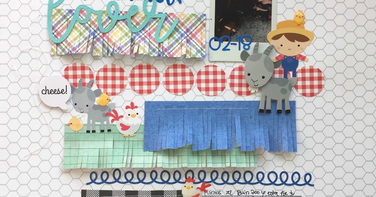 Doodlebug Design Inc Blog: Down On The Farm | Animal Lover Layout by Caroli