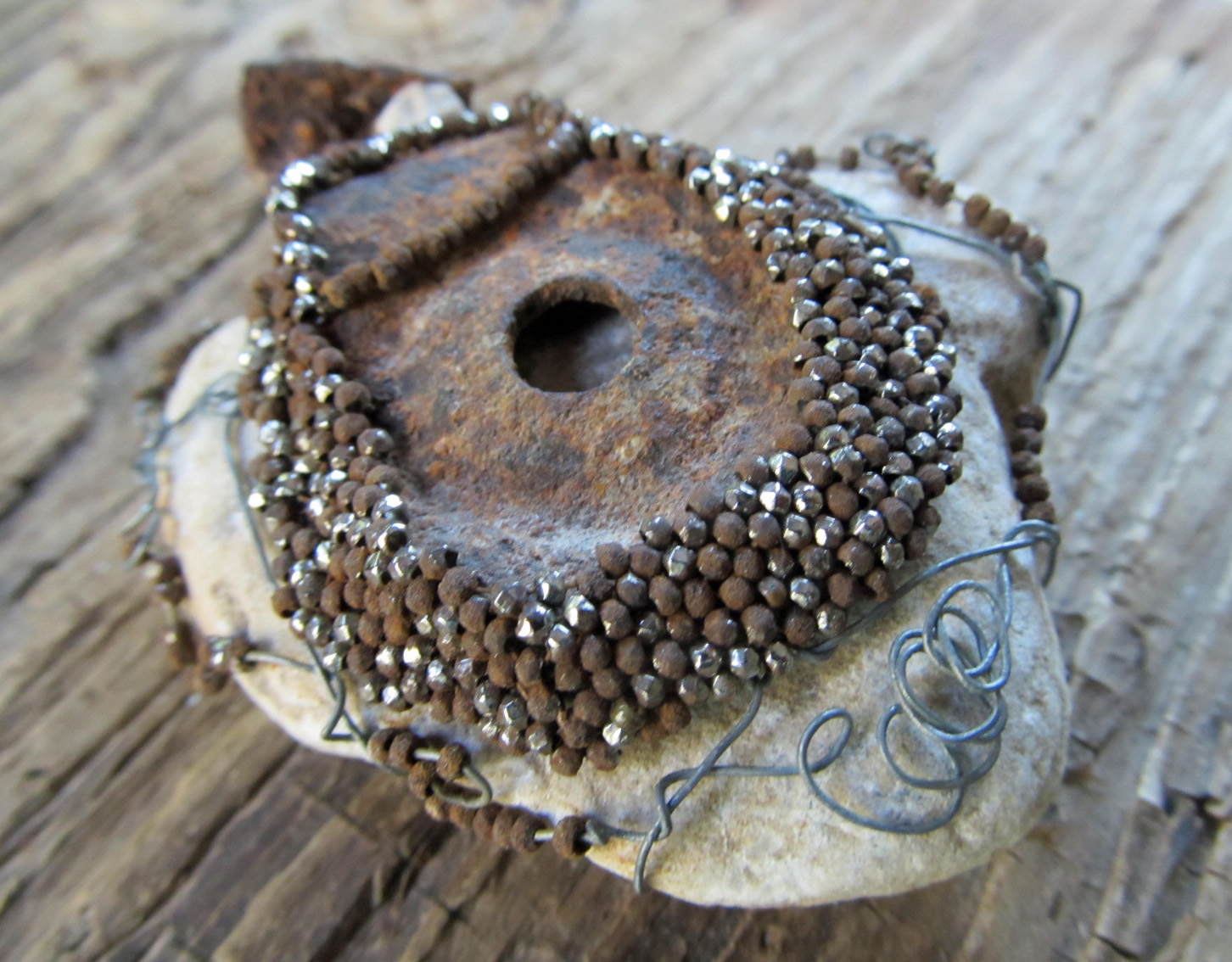 Mackin-Art: Decay - May 2012 Bead Journal Project