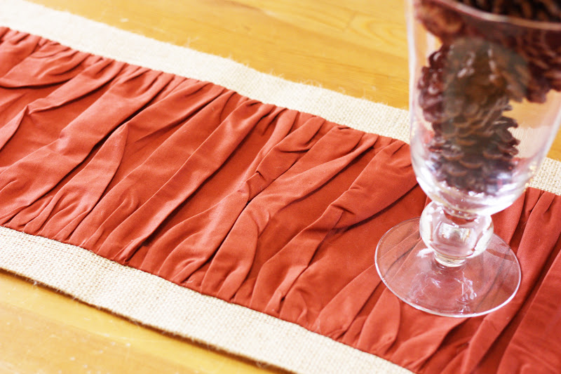 Ruffled Burlap Table Runner Tutorial - Sew Much Ado