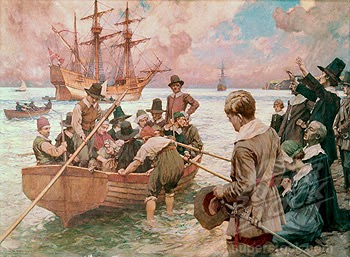 U.S. Timeline: 1620 - The "Mayflower Pilgrims"