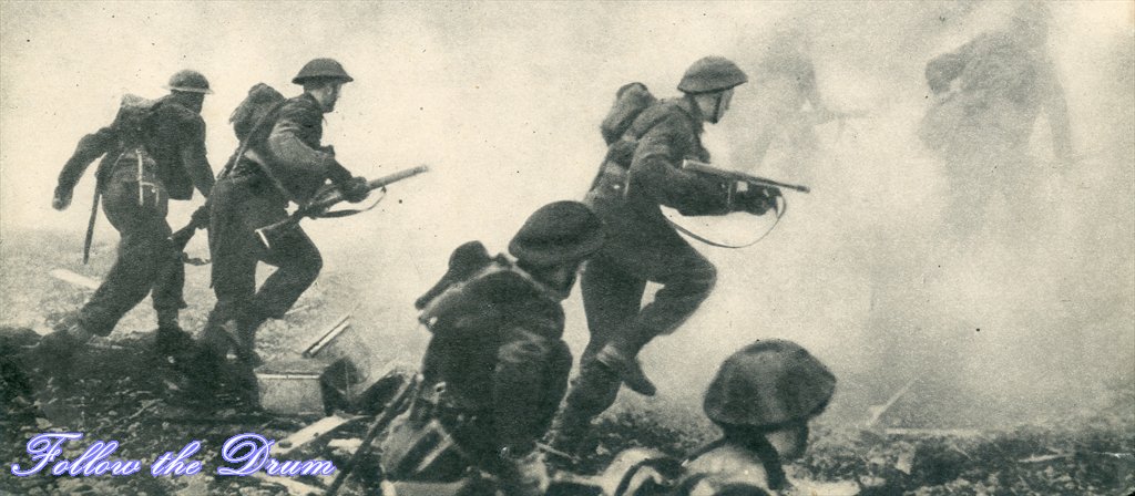 follow the drum: U.K., British Soldiers, Charging!