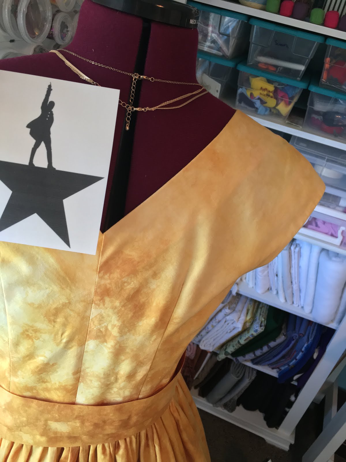 Sewing Bee: Part 3: Something's Coming, Something Good... The #Hamildress!