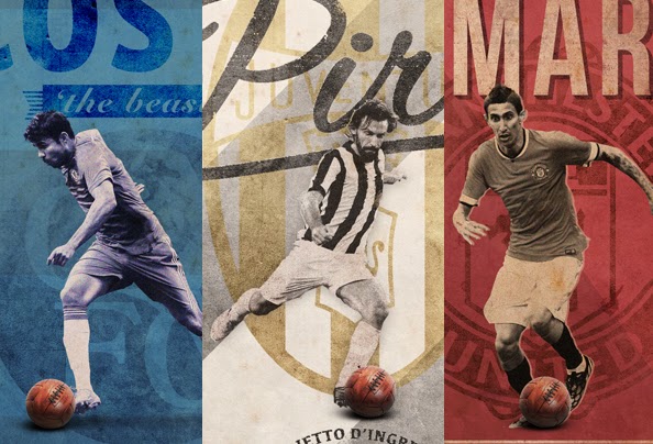 Retro Football Posters by Emilio Sansolini (Gallery) | FOOTY FAIR