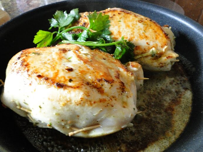 Uczta dla podniebienia: Filet z kurczaka nadziewany kurkami