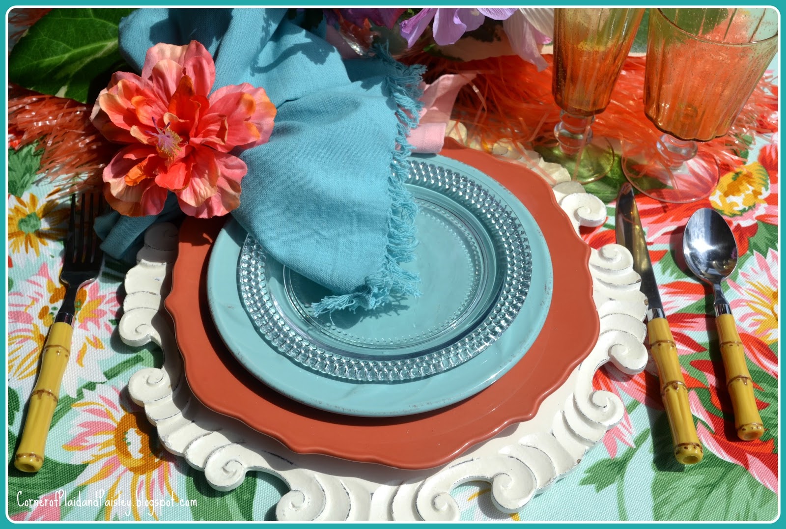 Luau Fun! - Corner of Plaid and Paisley