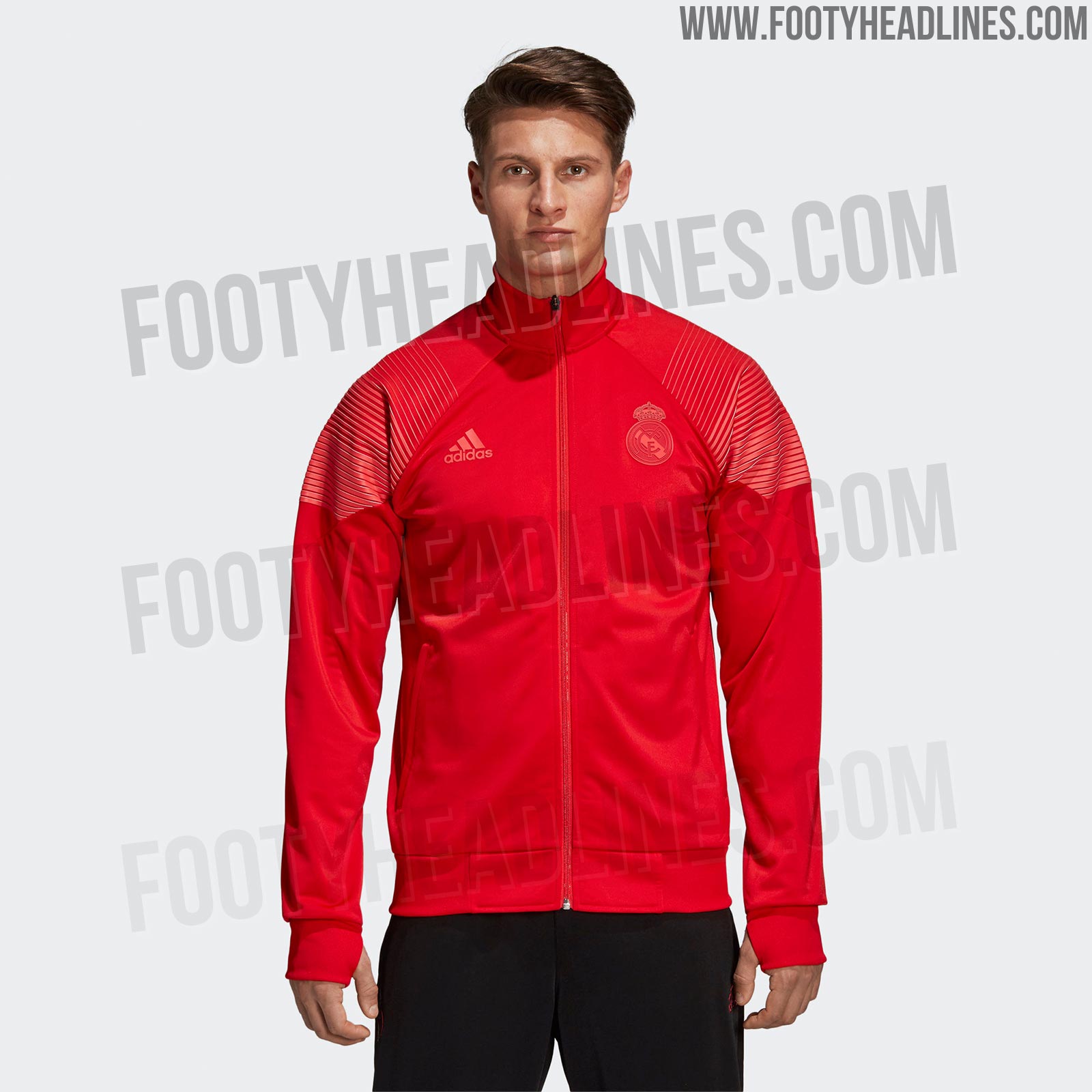 Red Third Kit Confirmed: Adidas Real Madrid 18-19 Tango Jersey & Jacket ...
