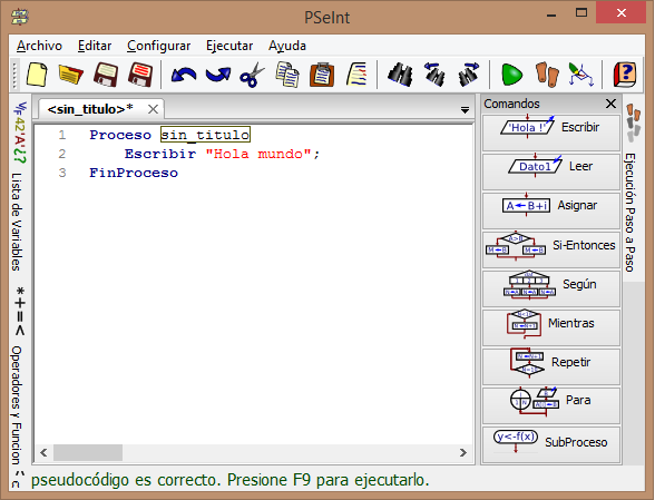 CONOZCAMOS PSEINT ~ Programación para Novatos: El programa PSEINT