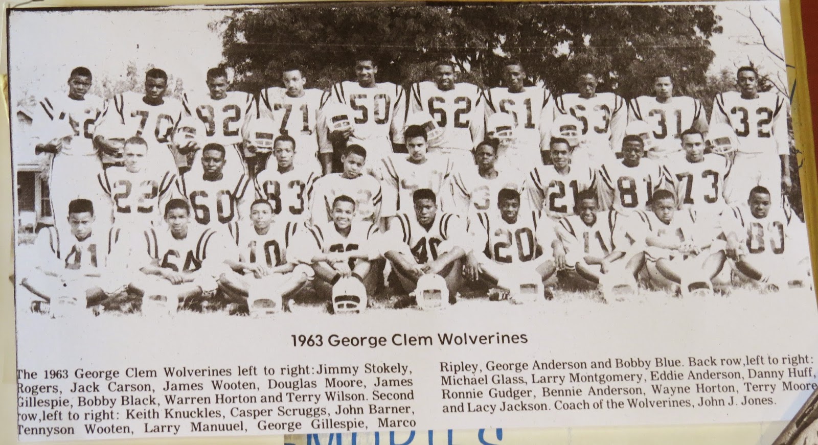 The George Clem School Wolverines - Greeneville: George Clem High ...