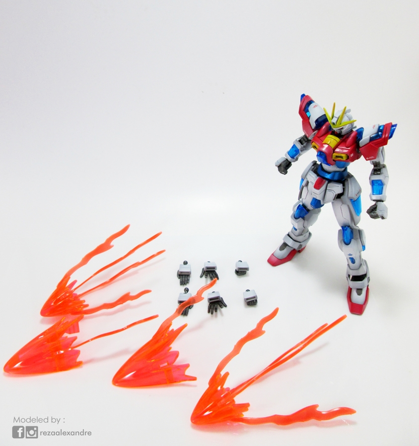 Custom Build: HGBF 1/144 Try Burning Gundam