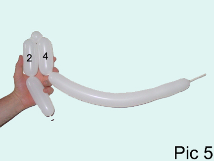 Balloon animals twisting instructions: Balloon animal fat body