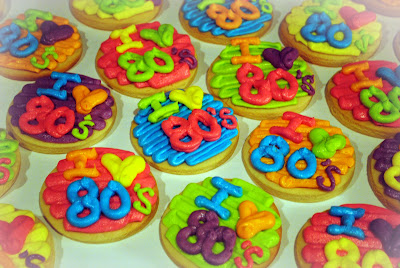 Candace's Cookie Creations: I Love the 80's Cookies!