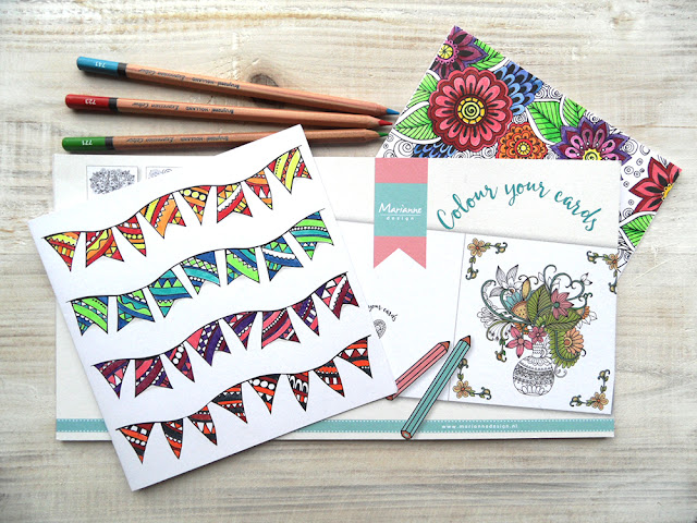 Marianne Design Blog: Color your cards