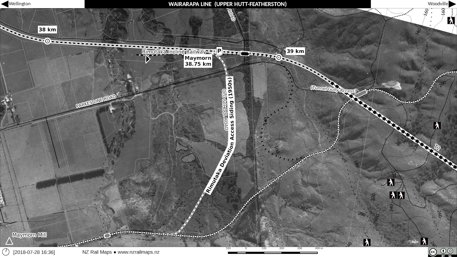 Wairarapa Line [7A]: Rimutaka Incline Section [1B]: Mangaroa-Kaitoke ...