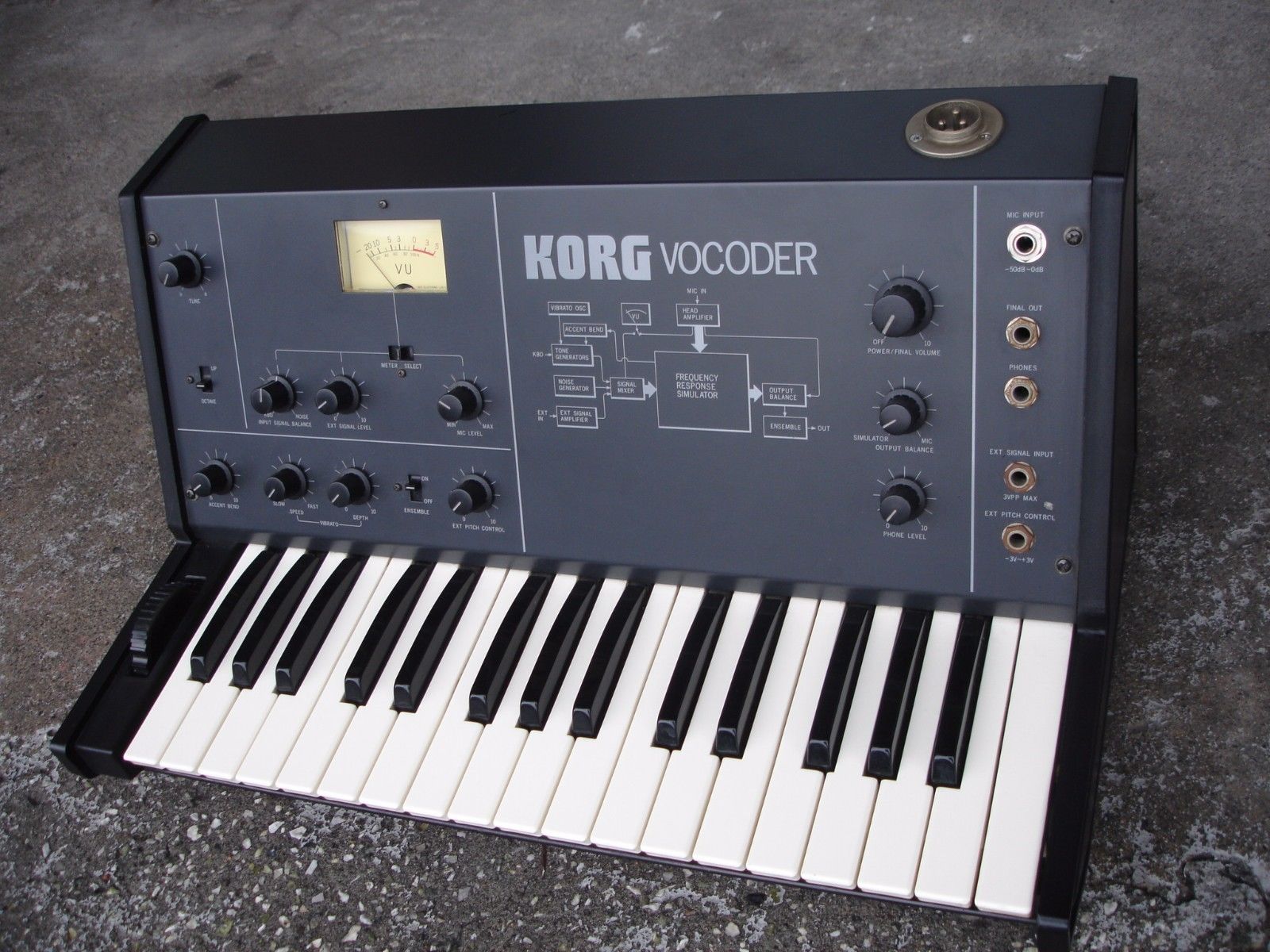 MATRIXSYNTH: KORG VC 10 analog vocoder/ synth