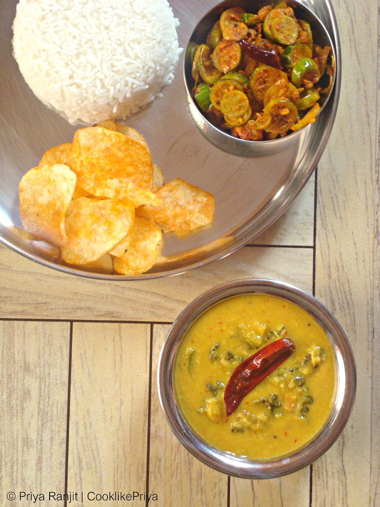 Cook like Priya: Pavakkai Pitlai | Bitter Gourd Coconut Curry | No ...