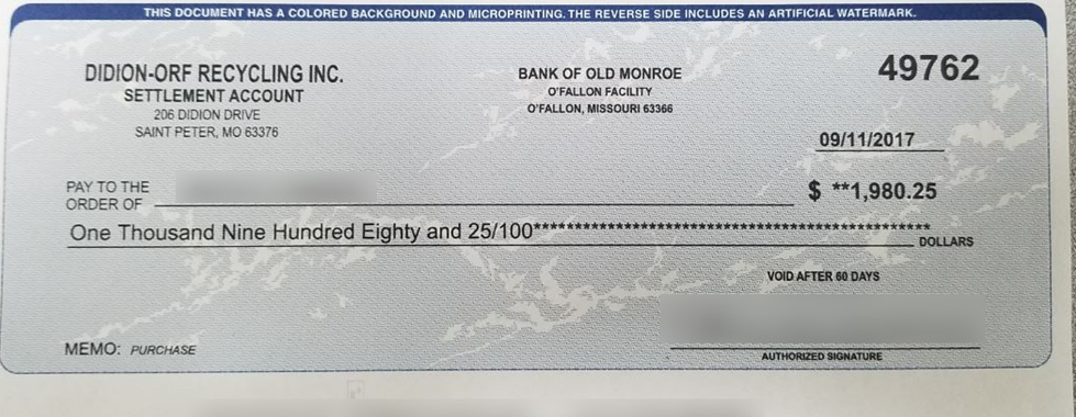 St. Mary's County Sheriff's Office - News: ALERT - Check Fraud Scam