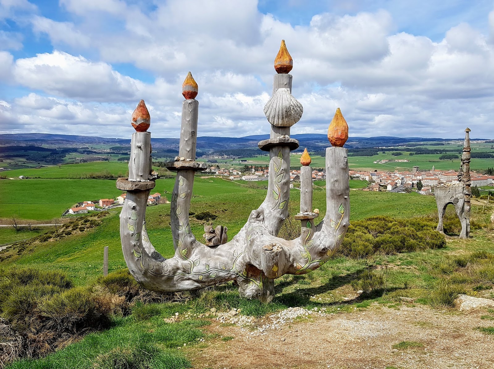 Dag 3 Monistrol d'Allier - Le Villeret-d'Achier 24.2 km