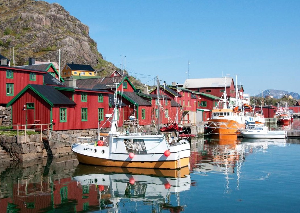 Ultima Thule: Stamsund, Lofoten Islands- cheerful scenery plus a ...