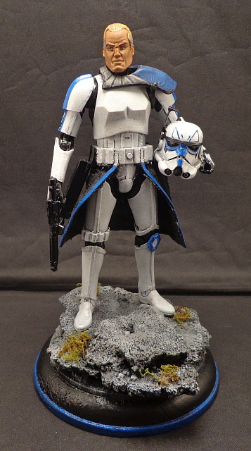 Stronox Custom Figures: Star Wars Black 6 Inch Scale Captain Rex ...