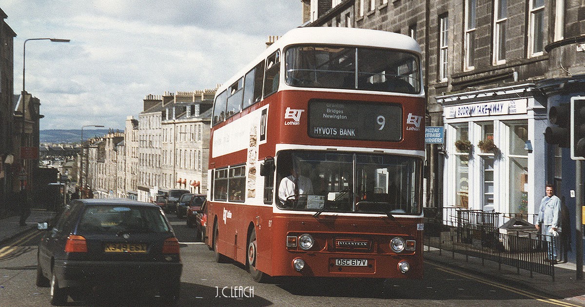 Busworld Photography: DSV 61&V Lothian Transport Atlantean in Edinburgh