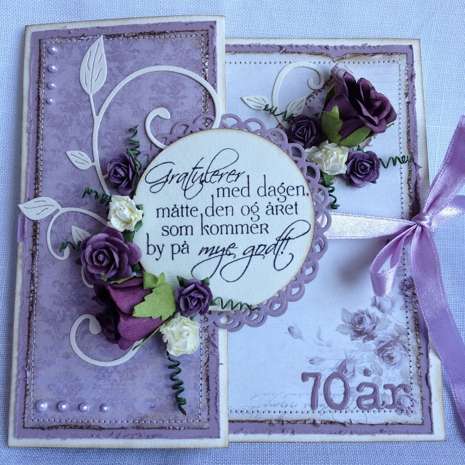 Kristinas kortblogg: Kort til en 70 årsjubilant