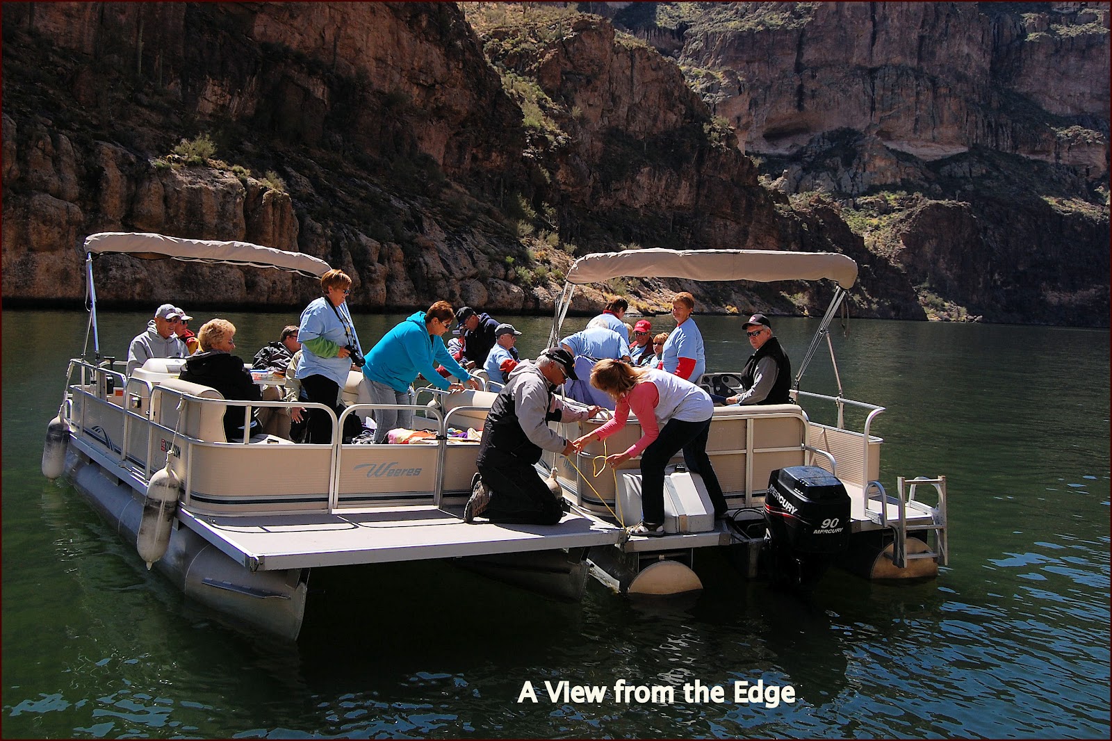 A View from the Edge: Pontooning on Canyon Lake