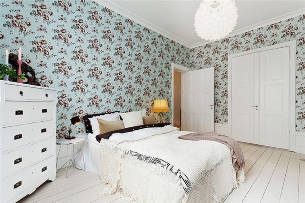 My Bohemic home: Tapeter i sovrum