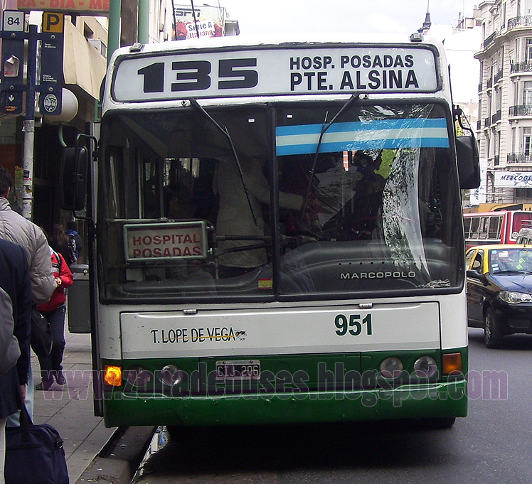Colectibus - Zona de Buses: LINEA 135