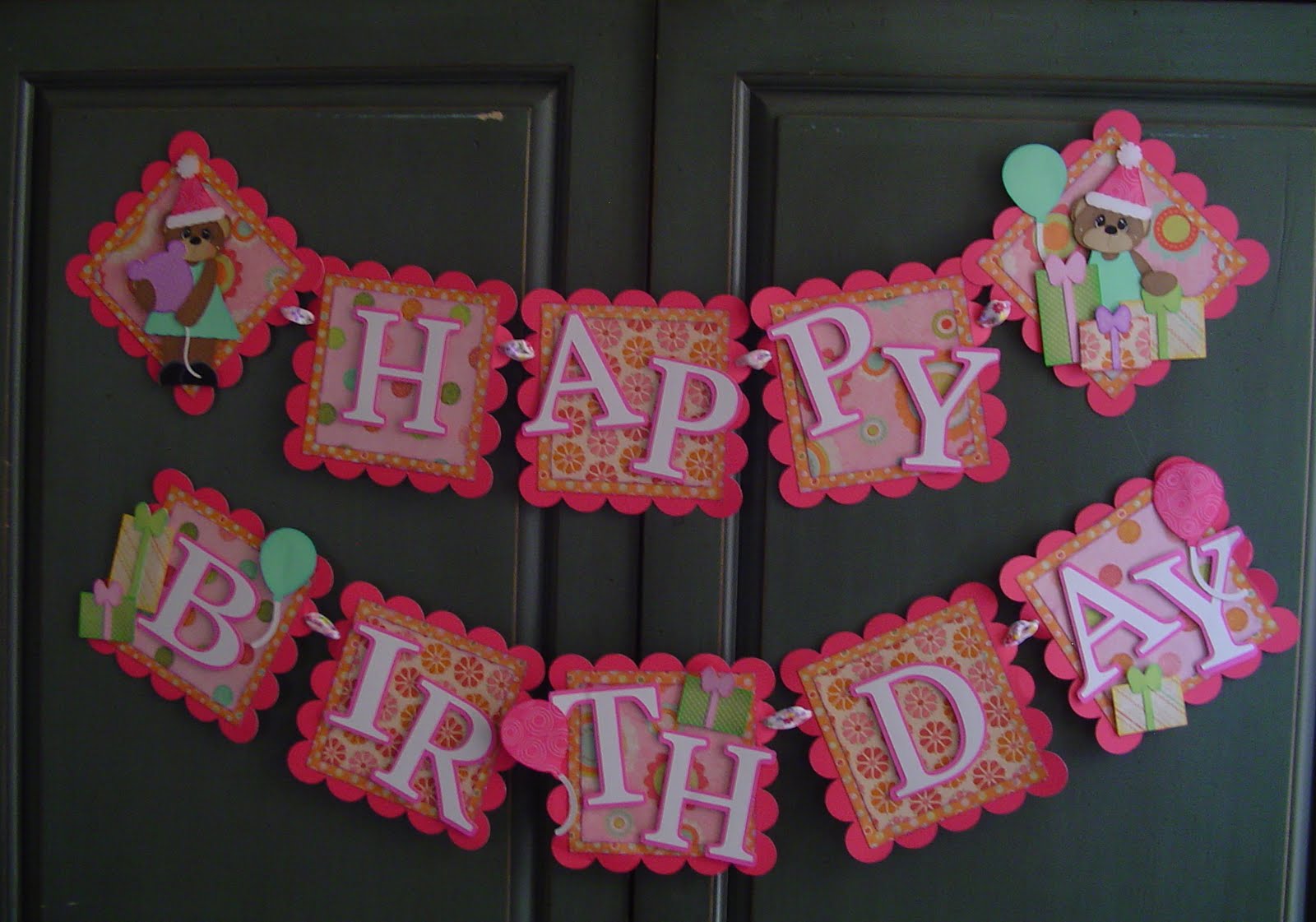 The Scrapbook Shop Around The Corner: Happy Birthday Banner
