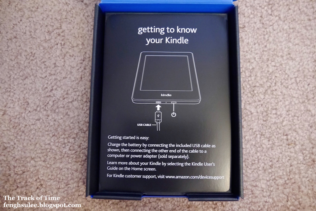 Amazon Kindle Paperwhite 3 | The Track of Time