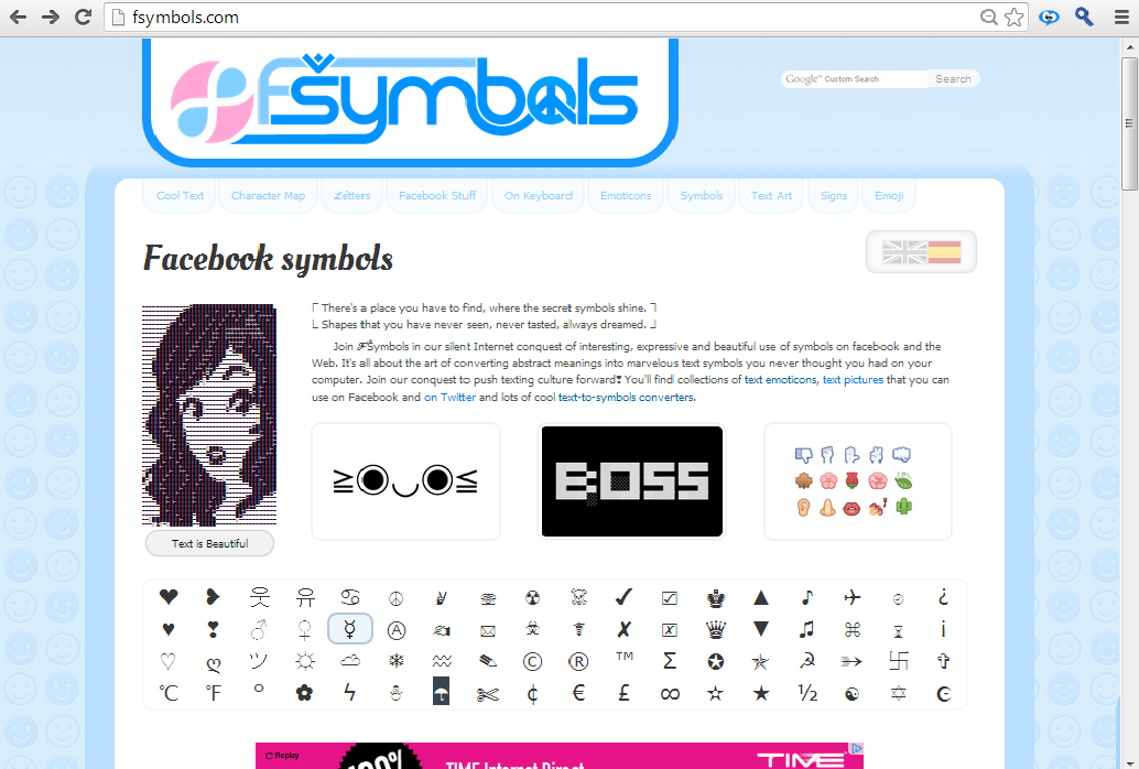 Nizam Malek Blog: Cara Buat Simbol Menarik di Facebook!