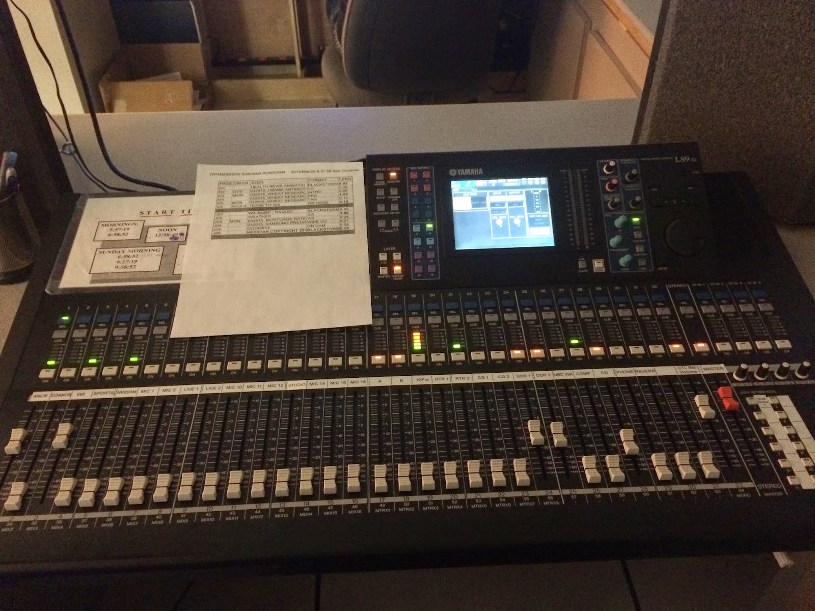 The COMM Blog: Audio Board