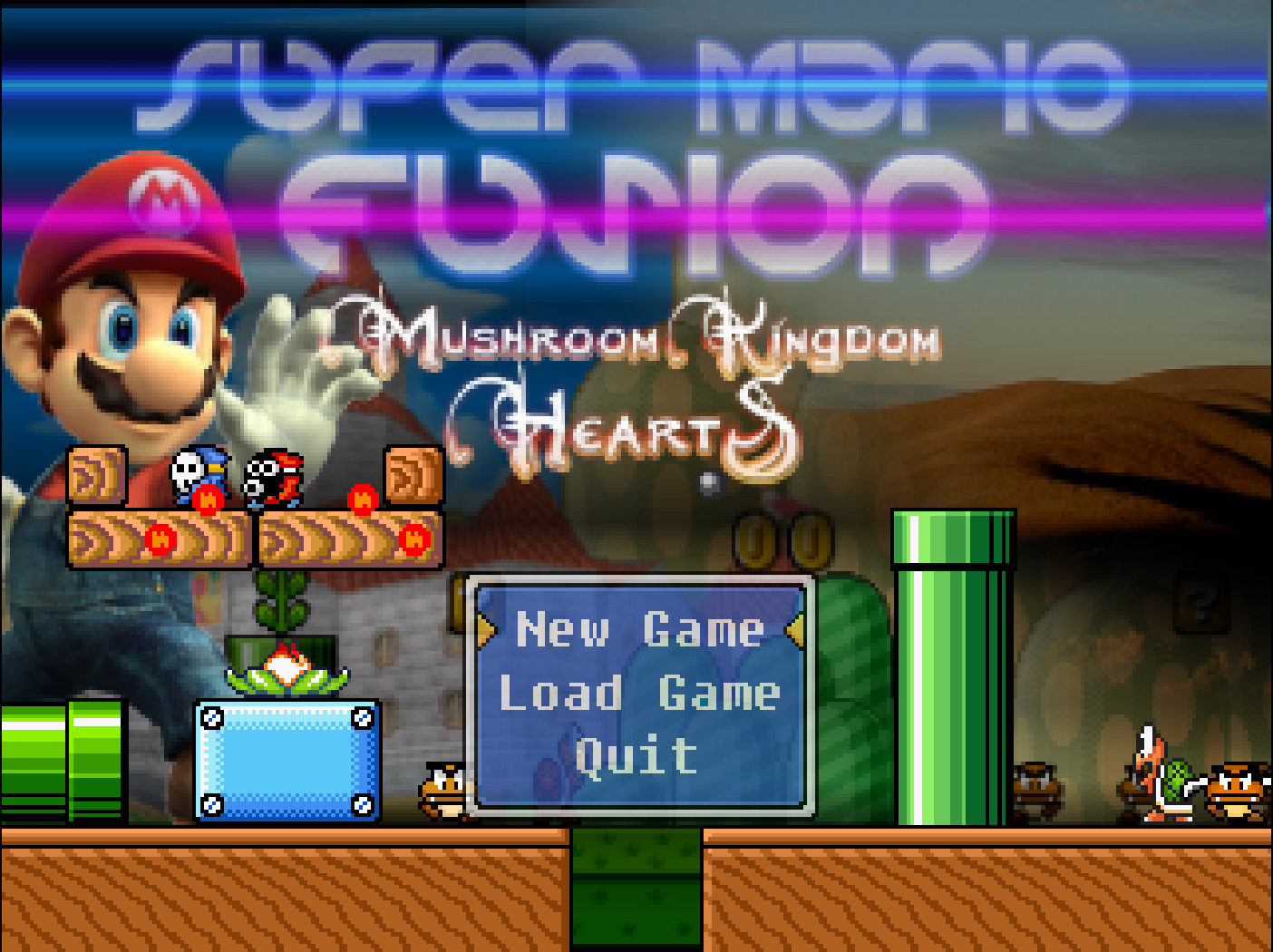 Indie Videogames Compendium: Super Mario Fusion: Mushroom Kingdom Hearts